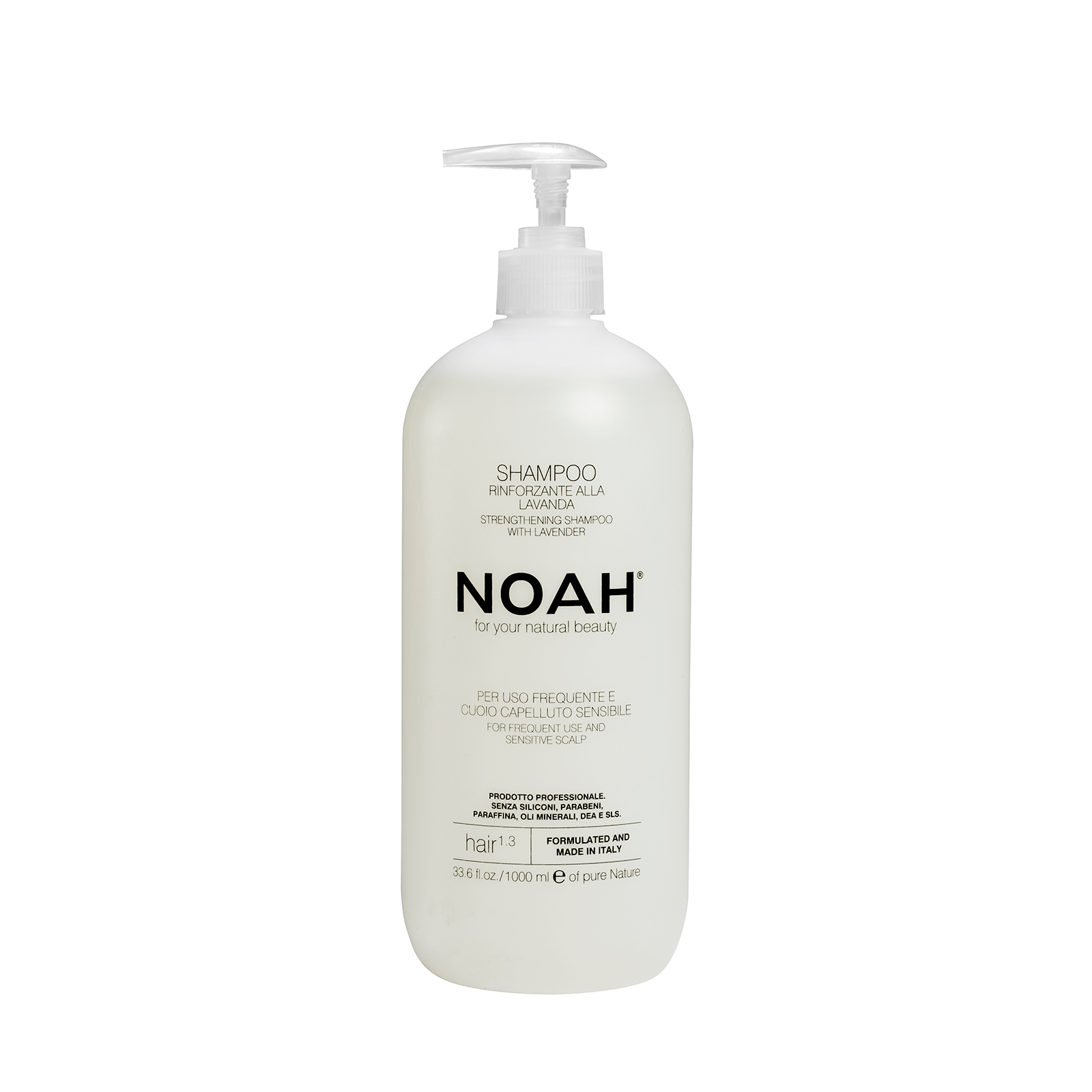 Natural Shampoo for frequent use and sensitive scalp NOAH